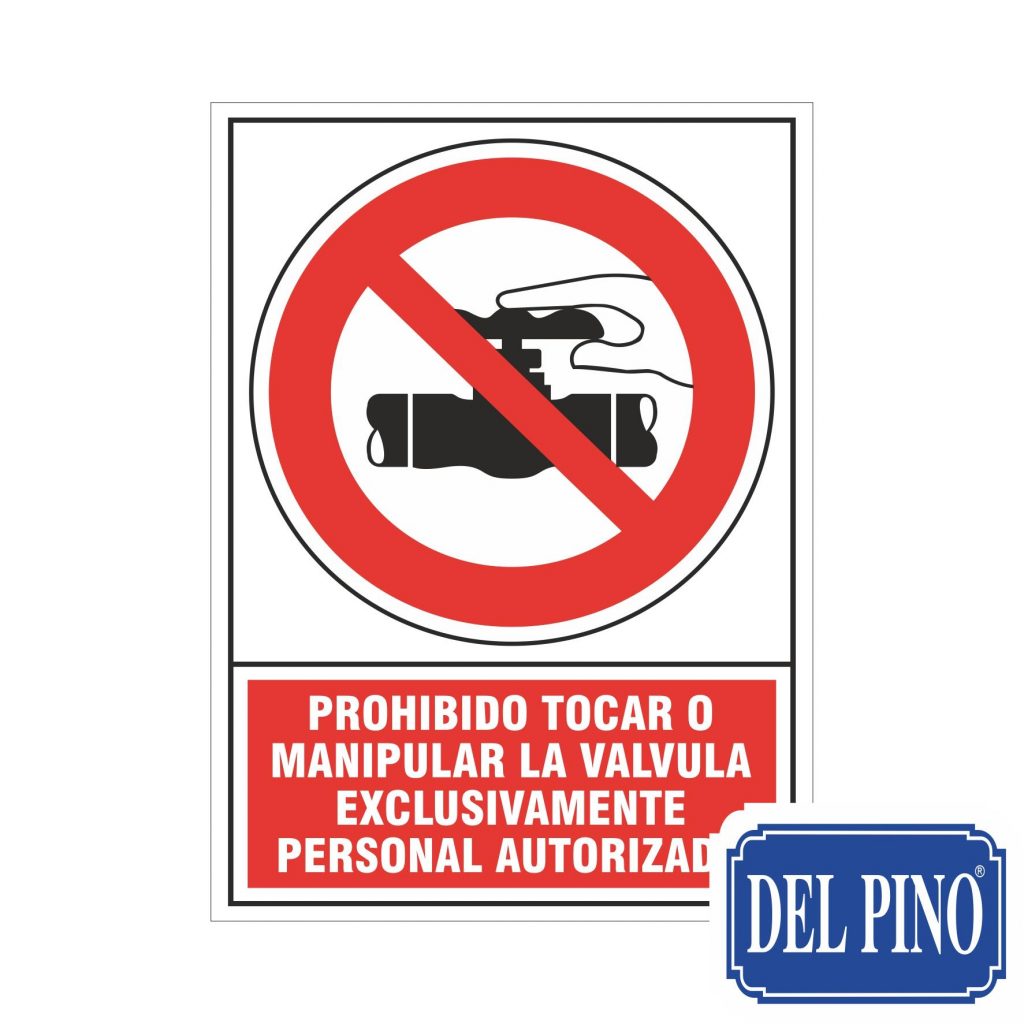 0524 – Prohibido tocar o manipular – DelPino