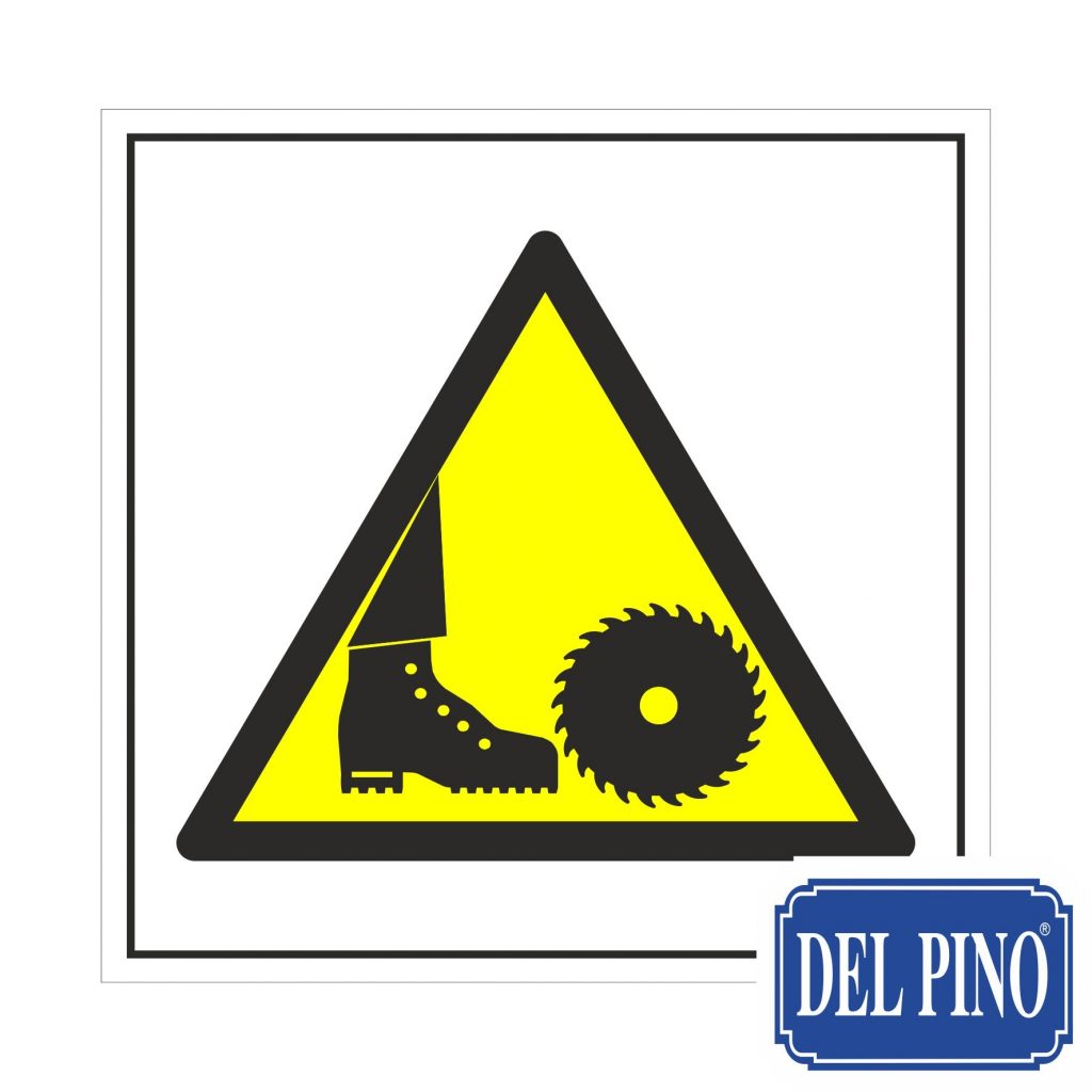 1373 – Peligro de corte en los pies – DelPino