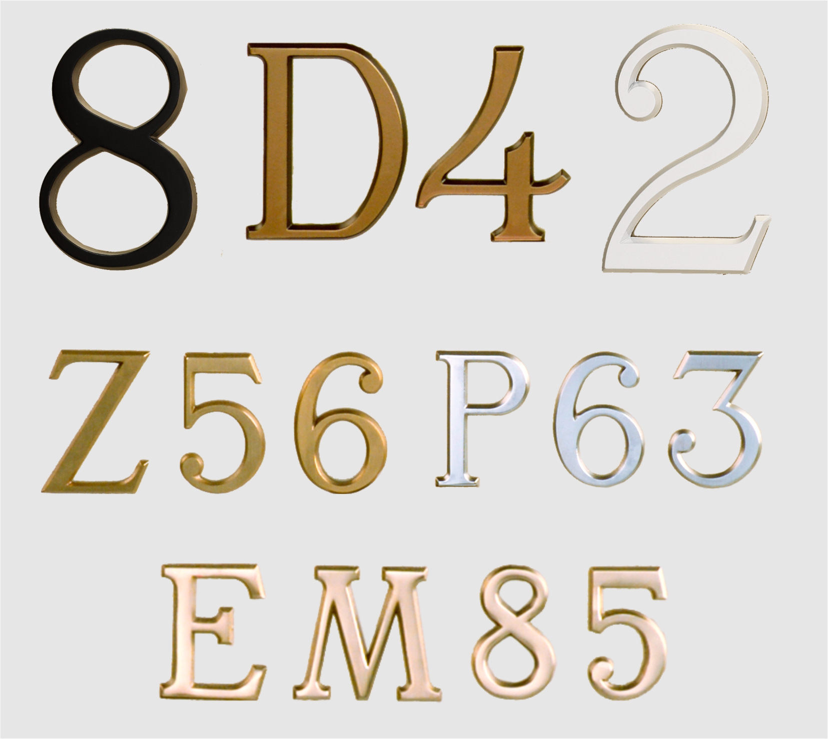 Letras Números y Símbolos – DelPino