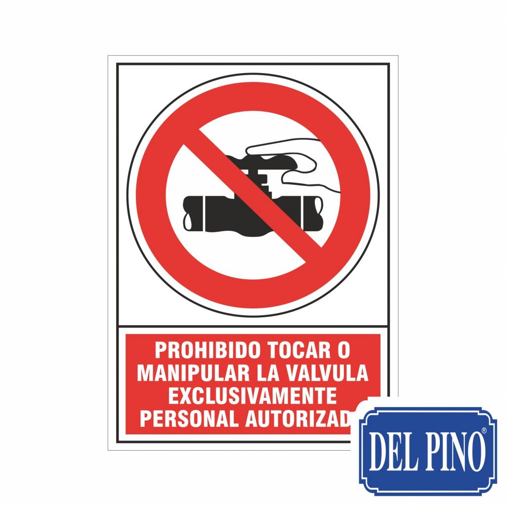 0524 – Prohibido tocar o manipular – DelPino